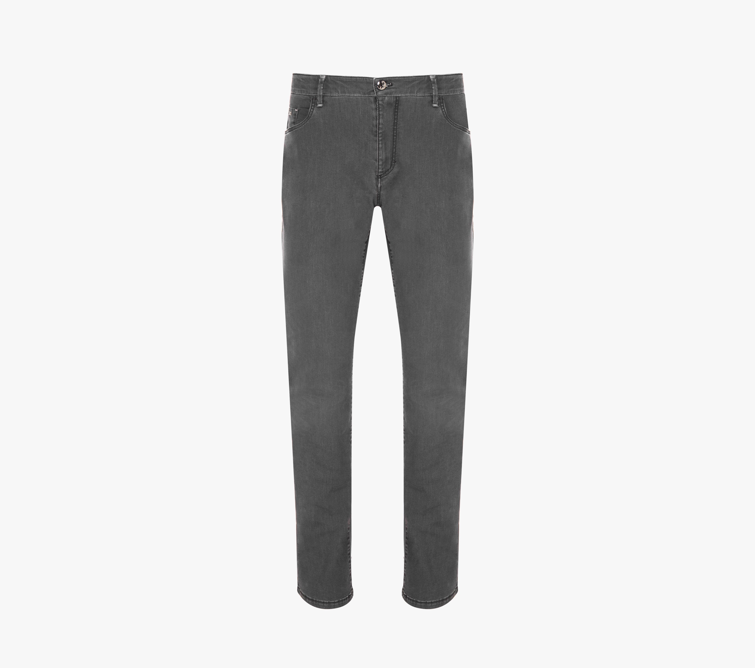 Zilli Regular Fit Jeans with Alligator Skin Patch