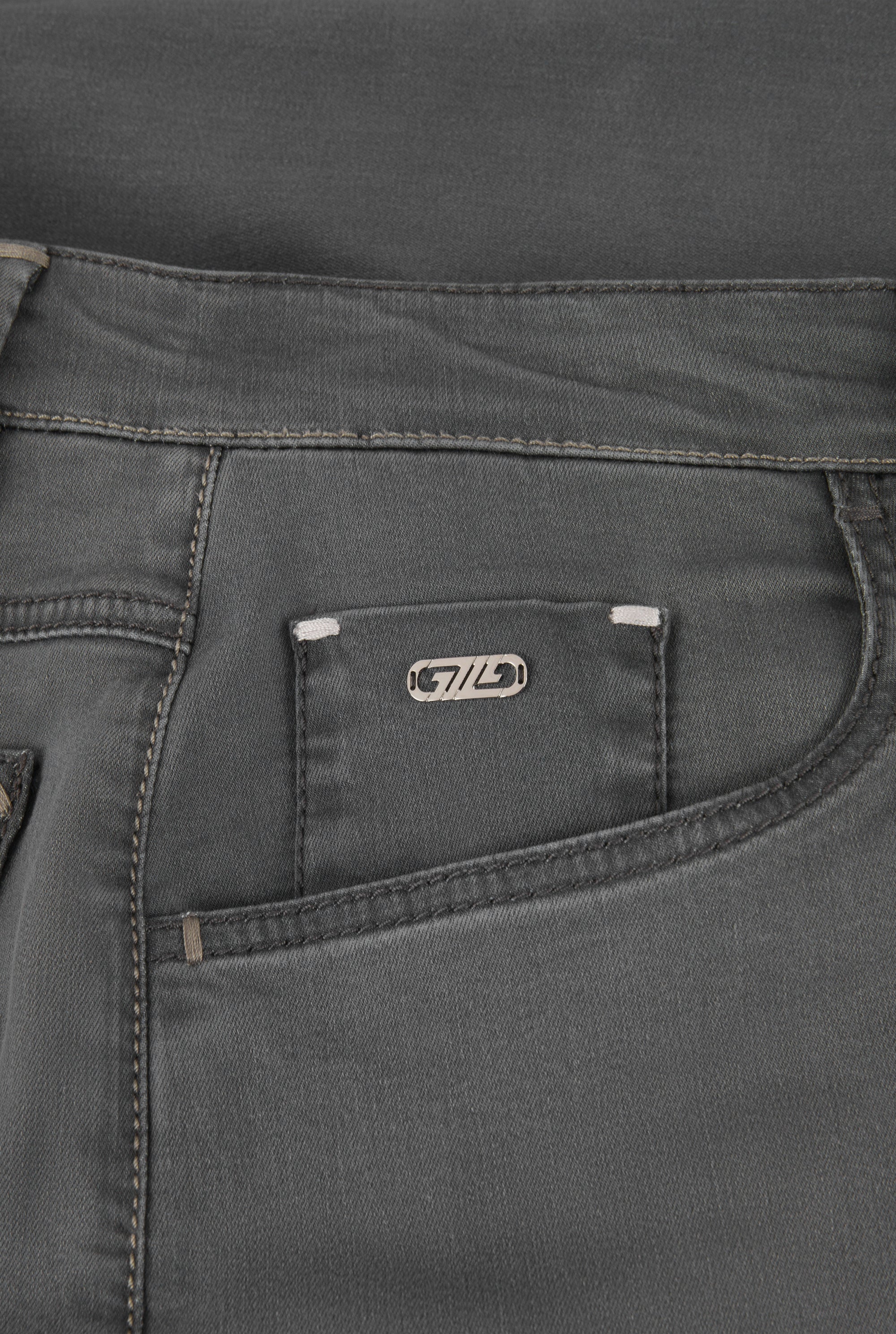 Zilli Regular Fit Jeans with Alligator Skin Patch